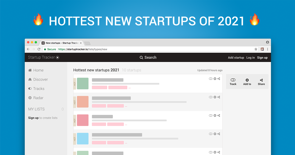 Hottest New Startups Of 2020 (Week #24) - Startup Tracker